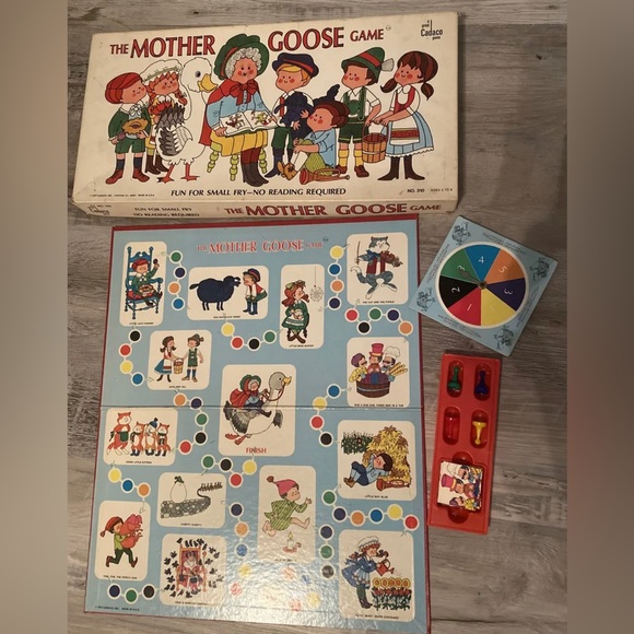 Games | Vintage 1971 The Mother Goose Game Cadaco | Poshmark